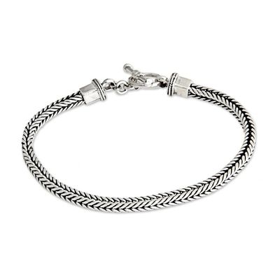 Handmade 925 Sterling Silver Traditional Balinese Bracelet